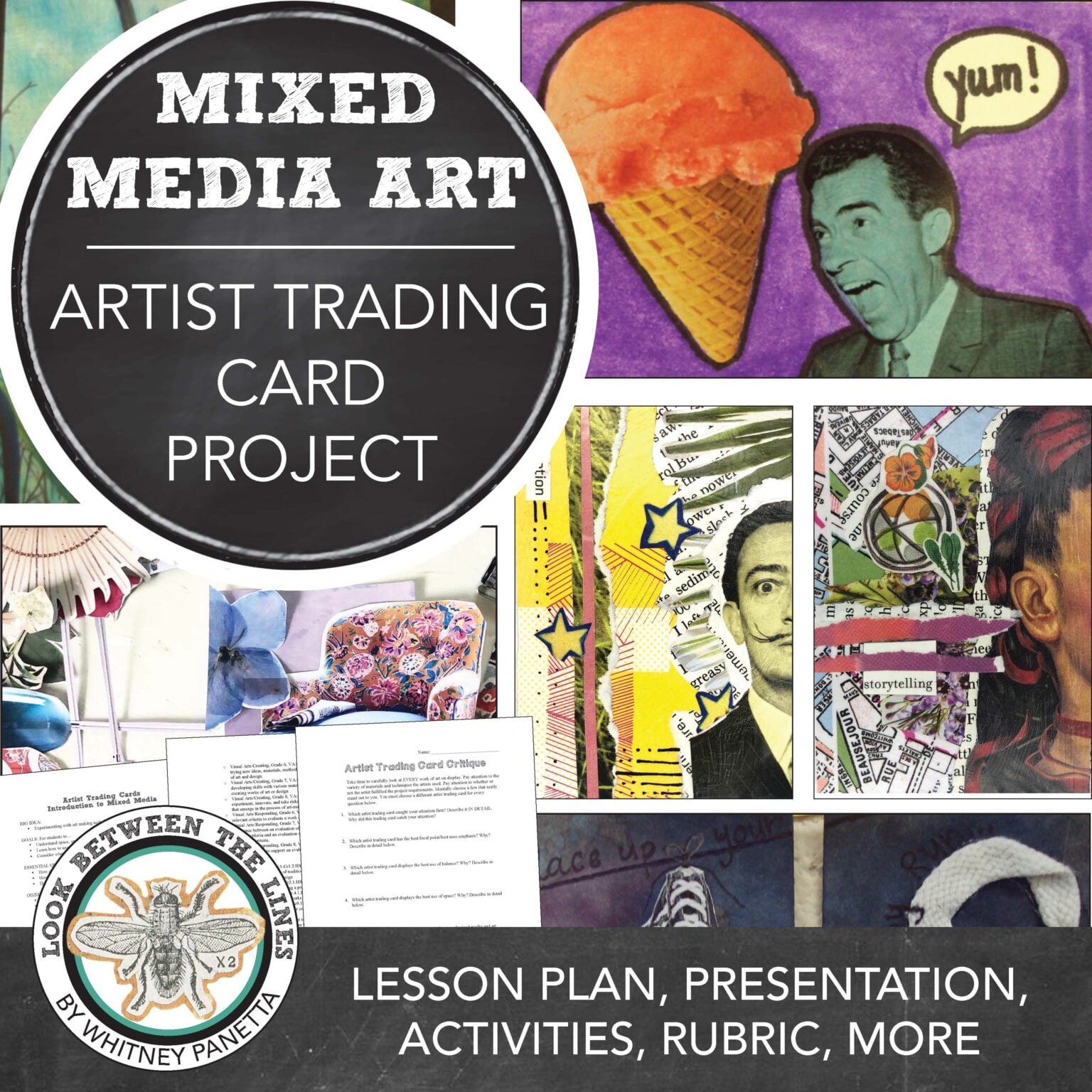 Visual Journal Project Pack: Middle or High School Year Long Art ...