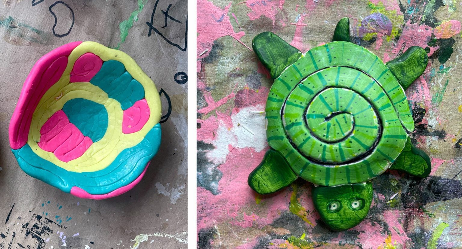 Elementary Clay Project Ideas & Units - Look between the lines