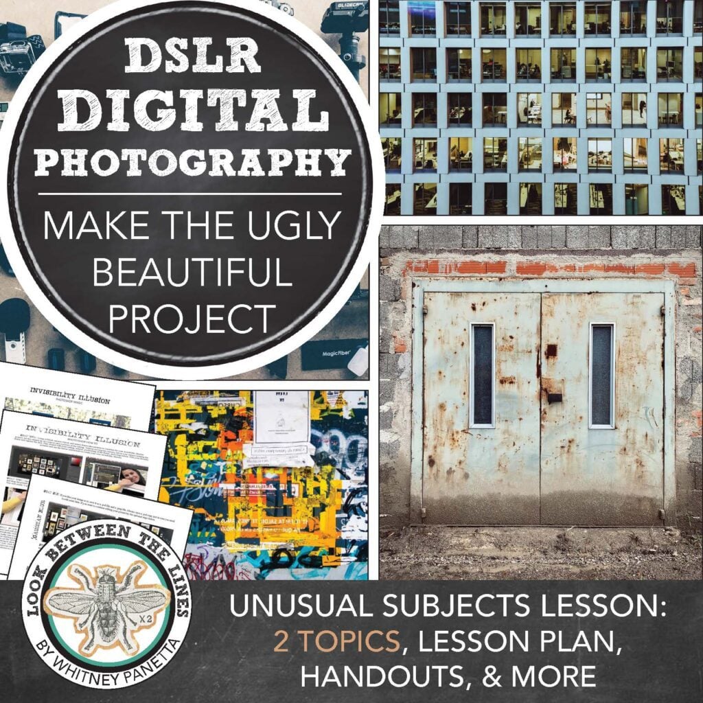 High School Photography: Make Ugly Beautiful Lesson Project